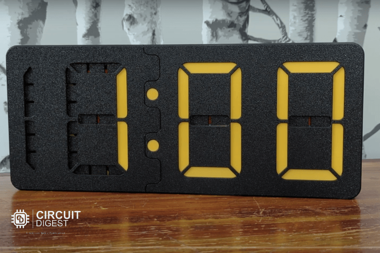 Innovative 7 Segment Clock Build With Arduino Uno And Stepper Motors 7541